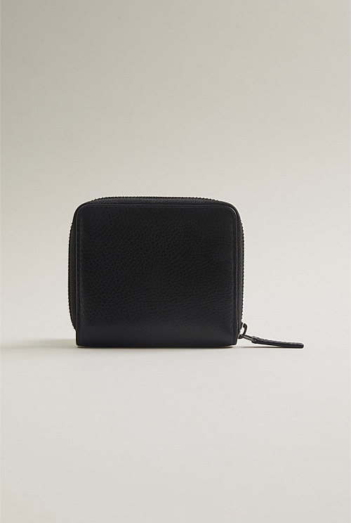 Black Zip Wallet - MEN Bags & Wallets | Trenery